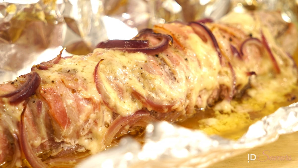 Filet mignon de porc au lard et au Comté - ID Saveurs