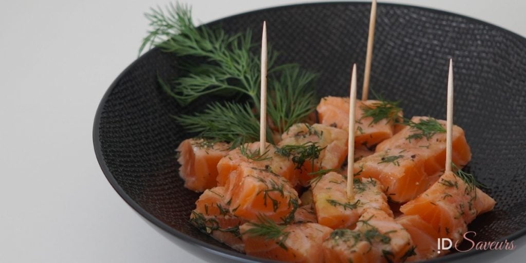 Saumon mariné à l'aneth - ID Saveurs